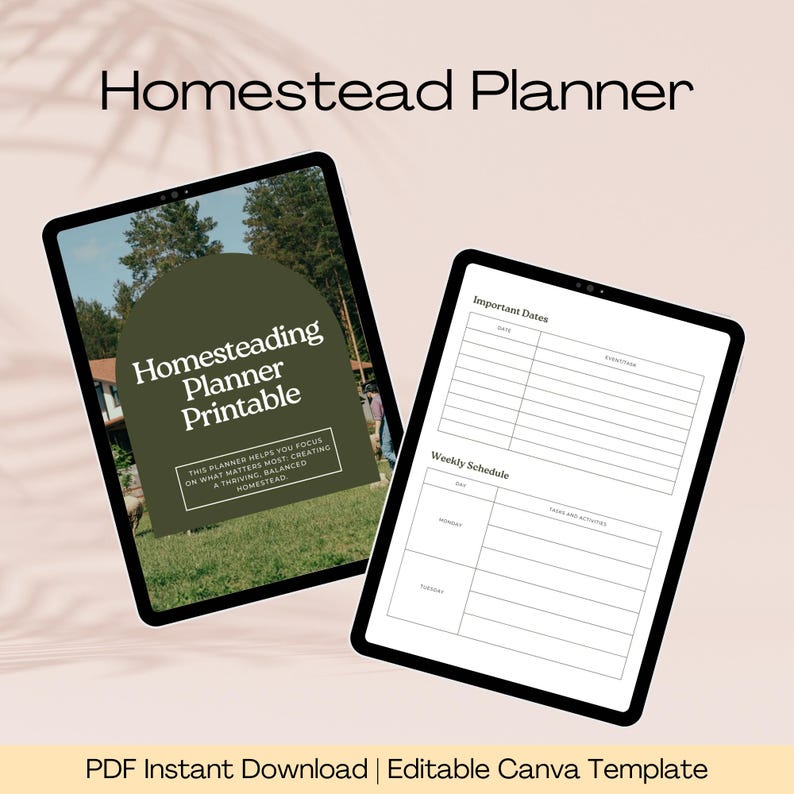 Ultimate Homestead Planner: Garden & Animal Care (digital Download) - Etsy