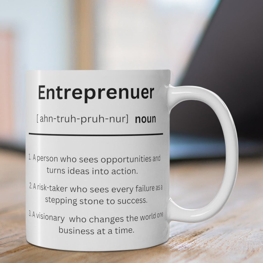 Personalized Entrepreneur Mug, Entrepreneur Definition Mug, New ...