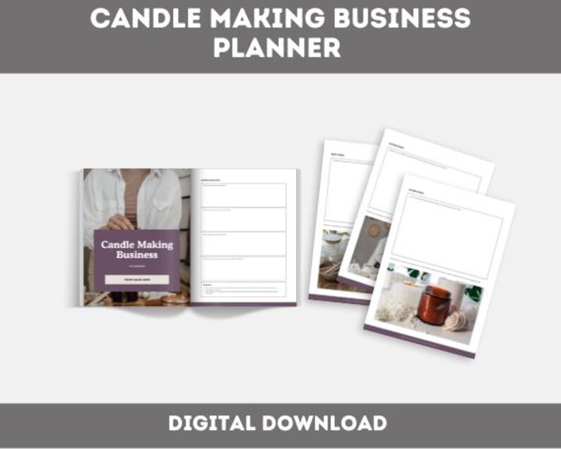 Candle Business Planner, Candle Making Kit, Digital Download, Small ...