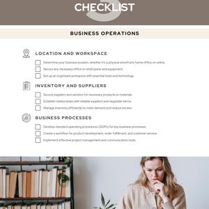 Business Startup Checklist Template: Editable Entrepreneur Planner ...