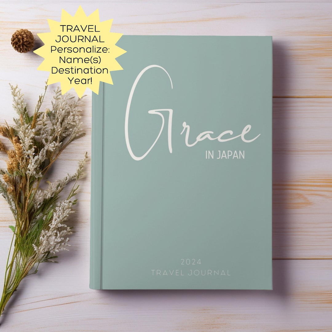 Personalized Travel Journal With Name Family Name, Hardcover Travel ...