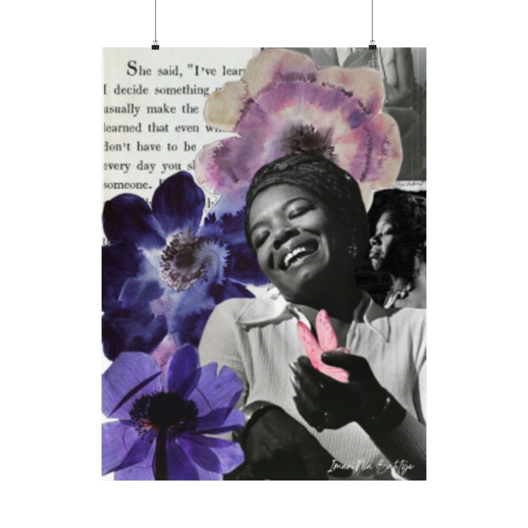 Maya Angelou Matte Poster - Etsy