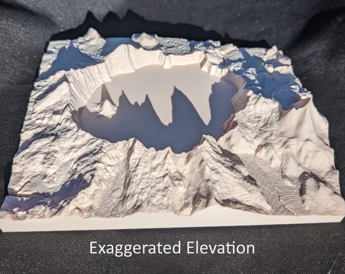Crater Lake Oregon - 3D Printing CNC STL File - Etsy