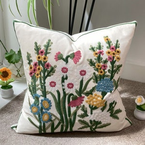 Embroidered Pillows - Etsy