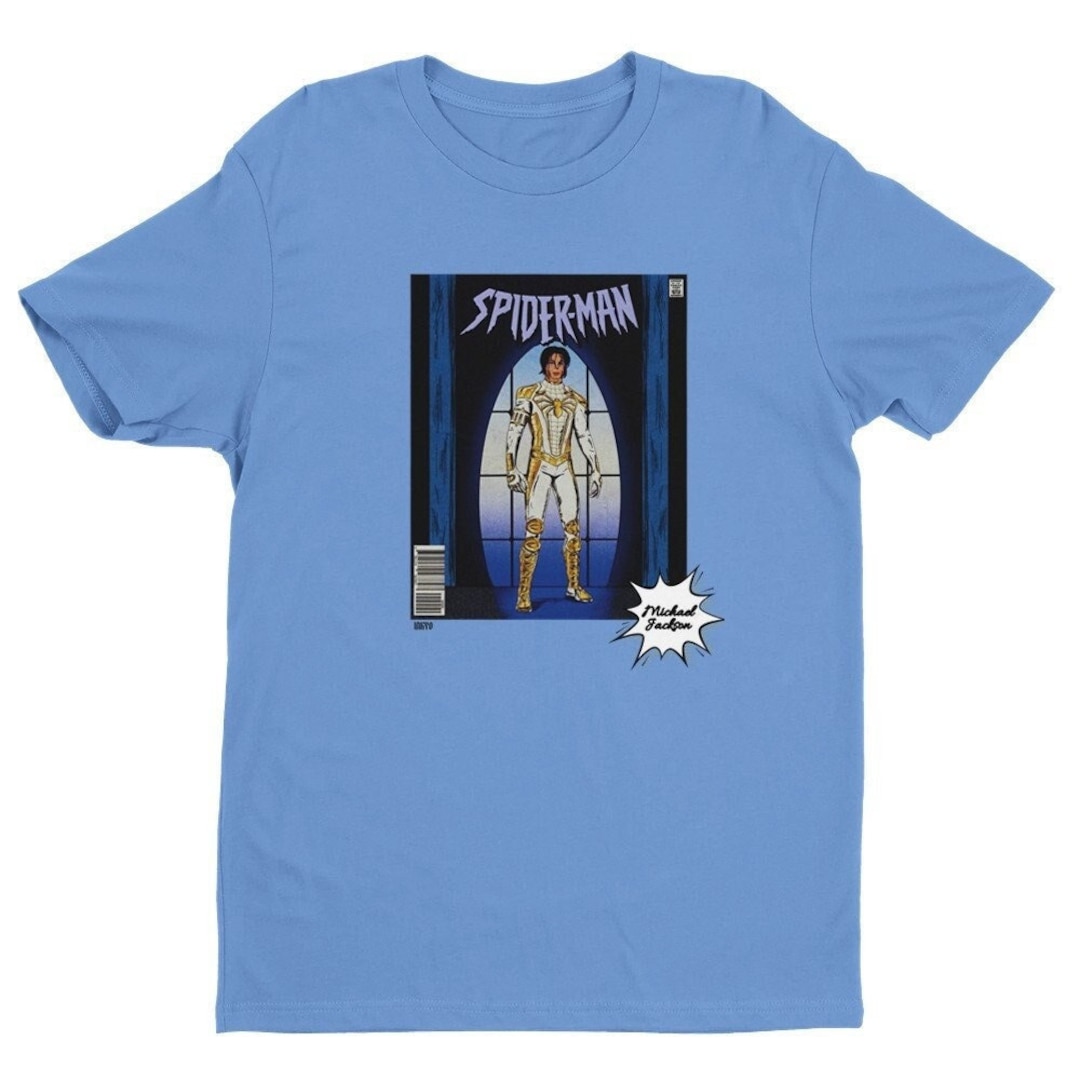 Spider-man Michael Jackson Comic T-shirt, Vintage Comic Book MARVEL ...