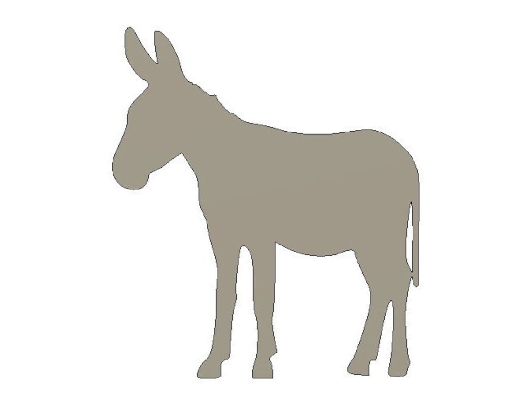 Mule Silhouette SVG Cut File - Digital Download - Etsy