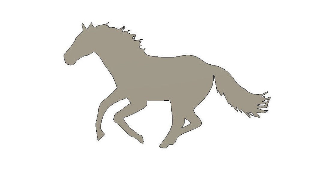 Running Horse SVG Cut File - Digital Download - Etsy
