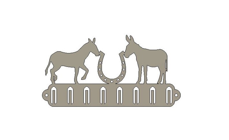 Mule/donkey Key Holder SVG Cut File - Etsy