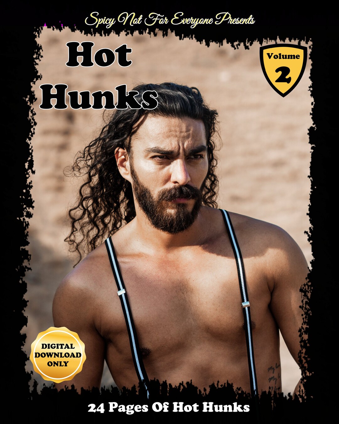 Hot Hunks Volume 2 Photobook 24 Pages of Hot Hunks Men That Are Hot Hunks - Etsy