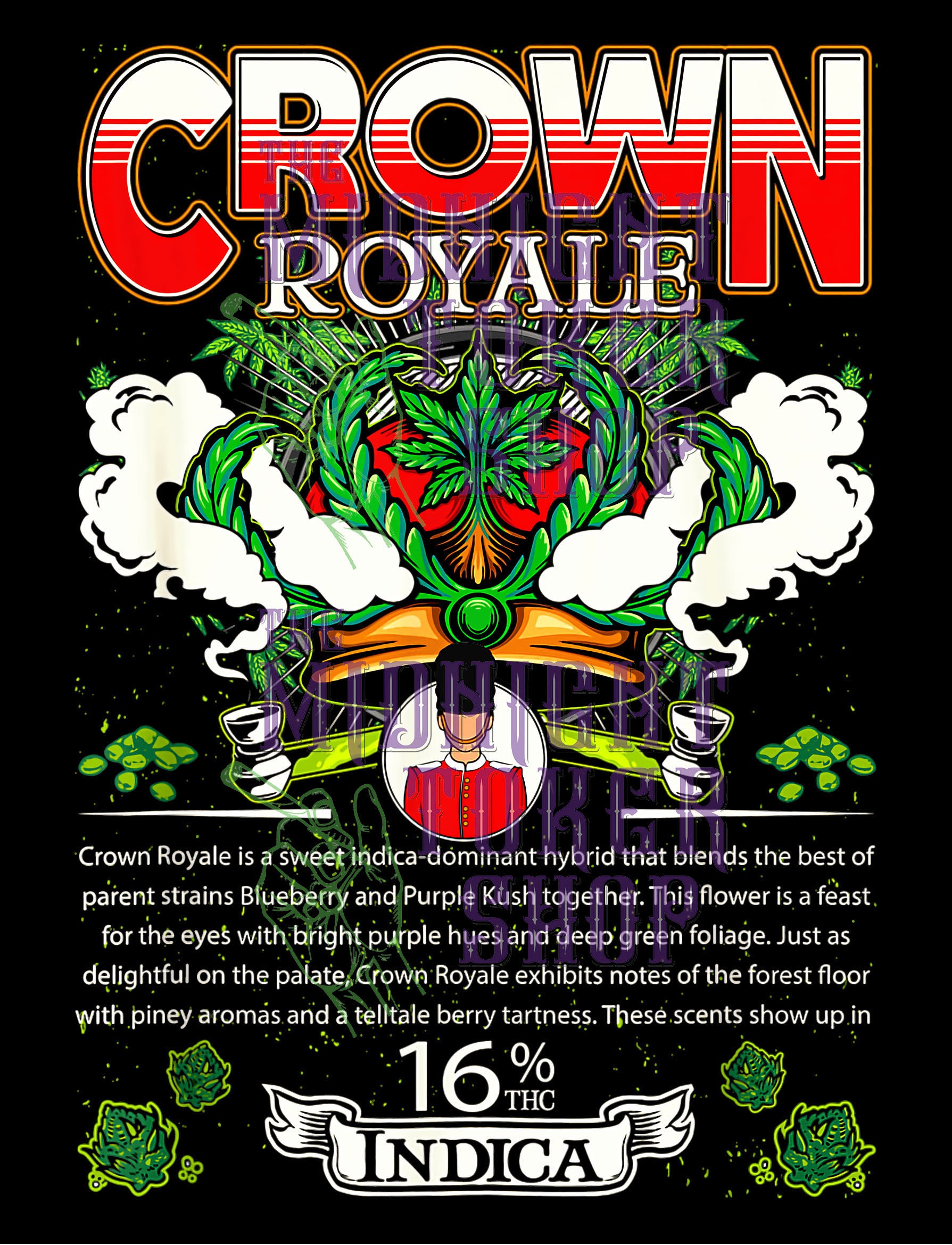 Strain Collection Crown Royale Strain Shirt - Etsy