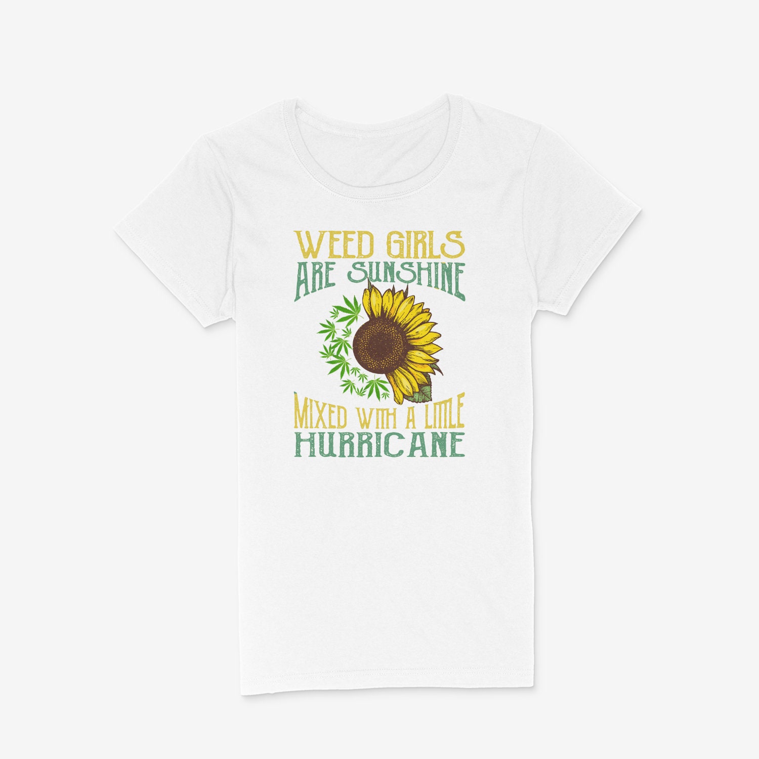 Weed Girls Are Sunshine Mixed With A Little Hurricane Shirt - Etsy