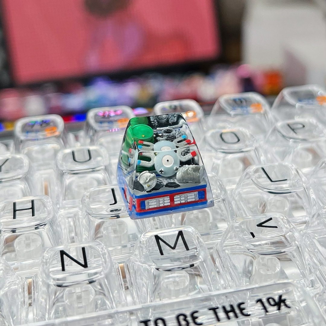 Magnemite Pokemon Custom Keycaps, Pokemon Keycap, Artisan Keycap, Cute ...