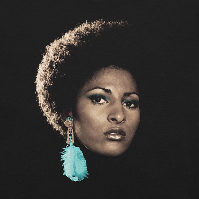 80s 90s Pam Grier Jackie Brown Movie T-shirt - Etsy