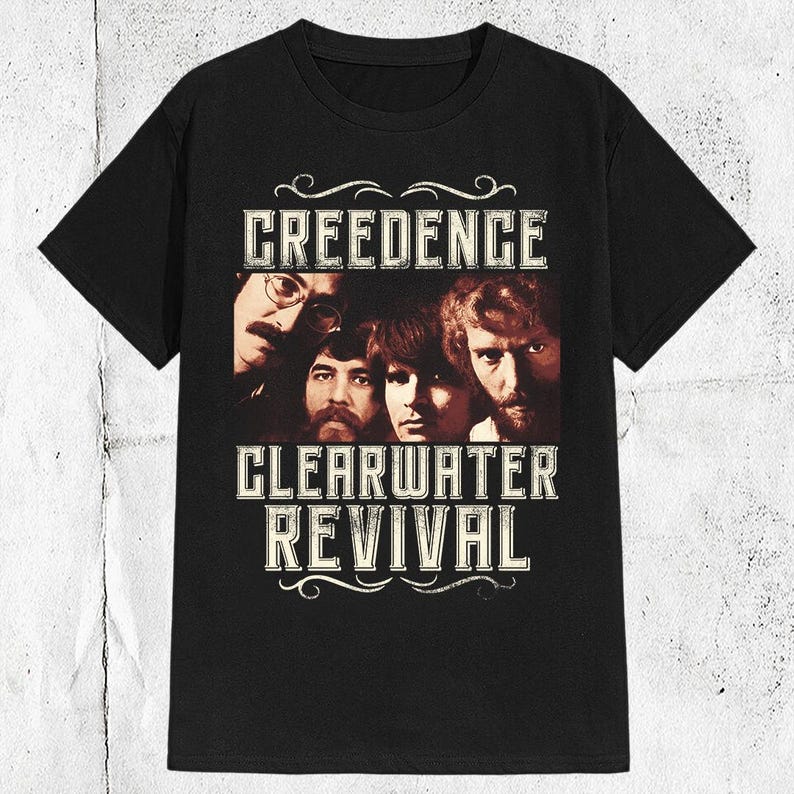 70s Creedence Clearwater Revival T-shirt - Etsy