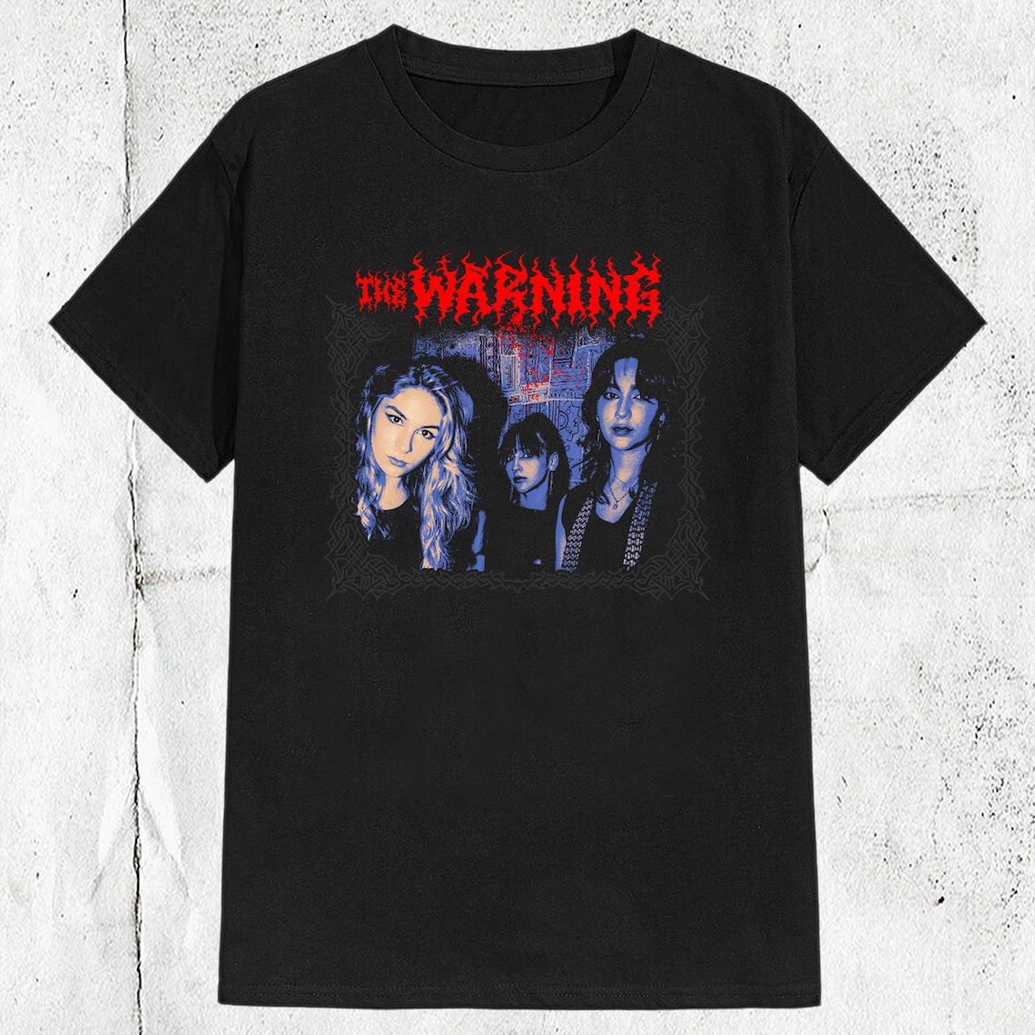 The Warning Girls Band T-shirt - Etsy