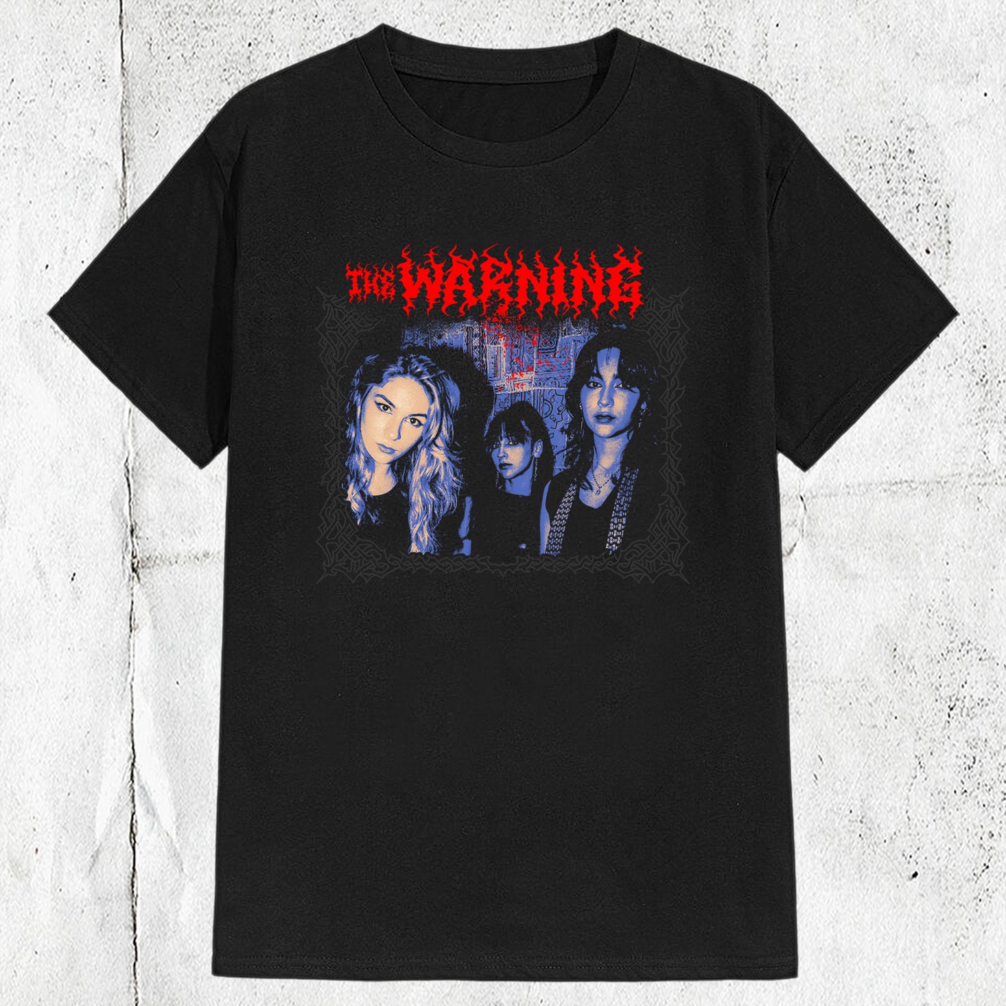 The Warning Girls Band T-shirt - Etsy