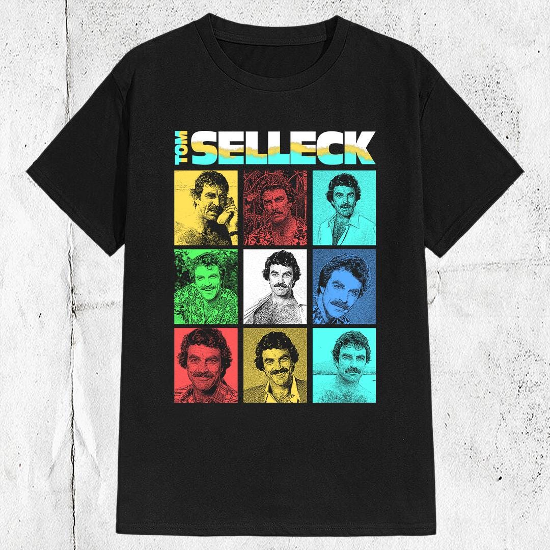 70s 80s Tom Selleck Actor T-shirt - Etsy
