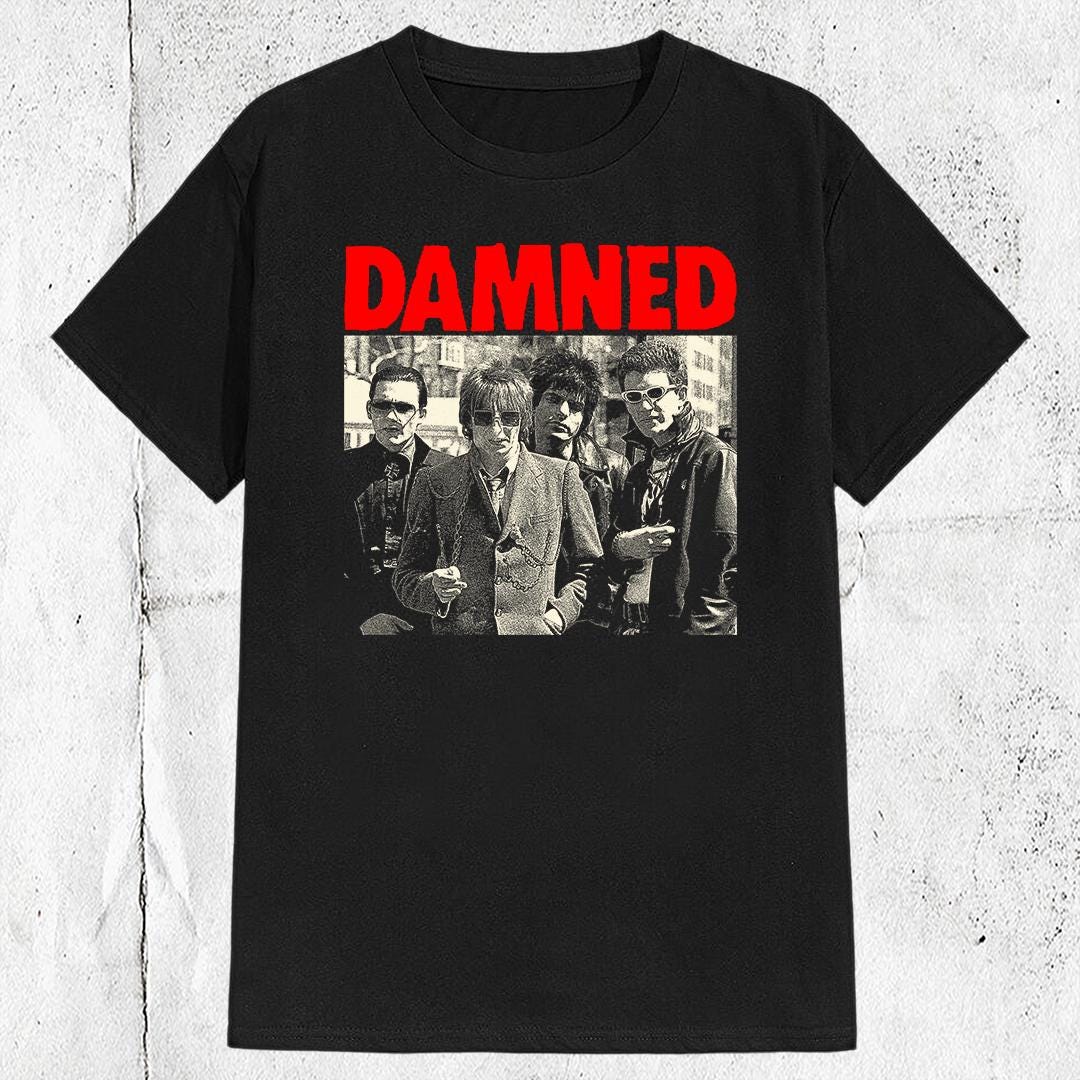 80s the Damned Band T-shirt - Etsy