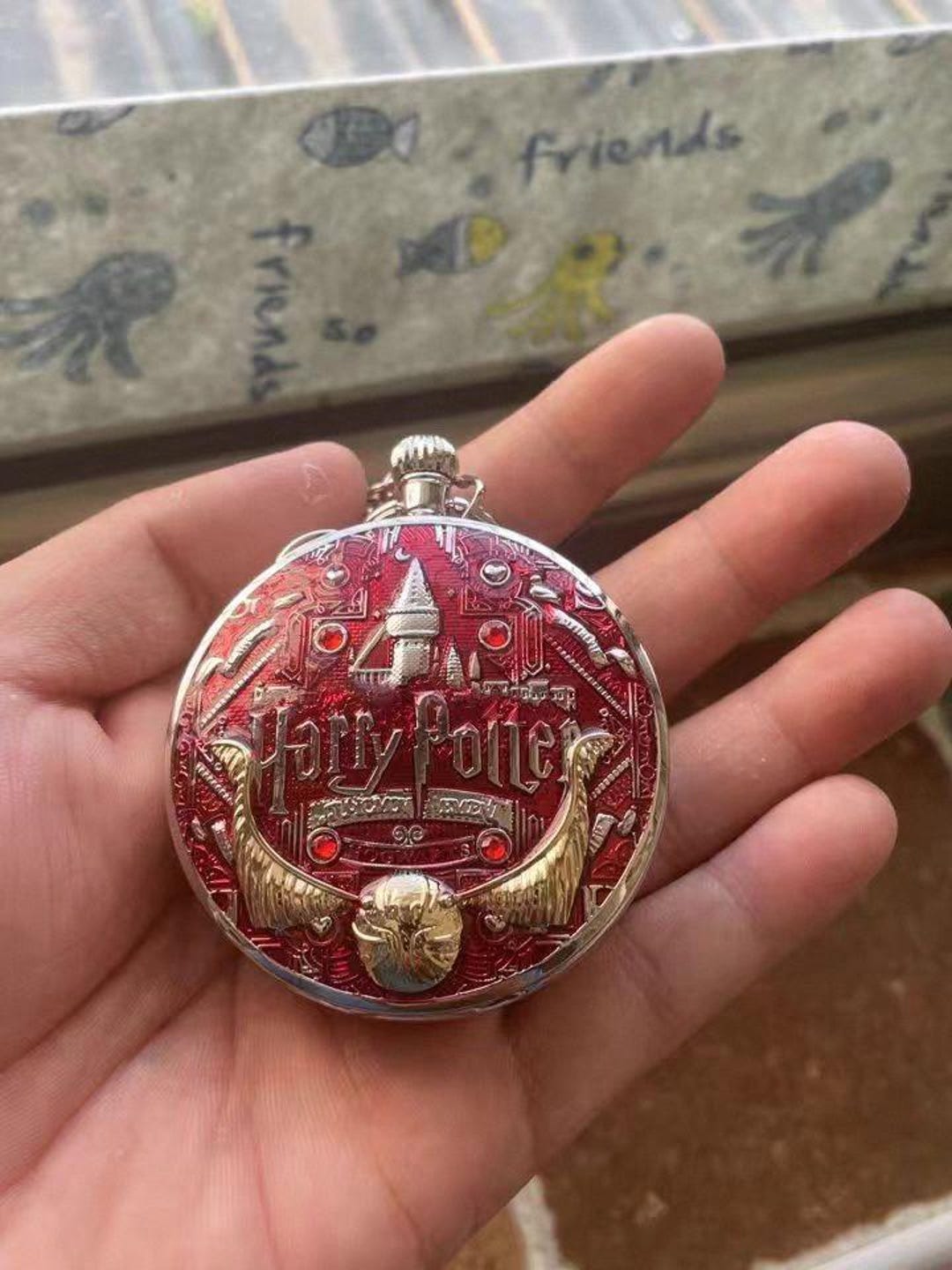 Creative Music Pocket Watch Retro Pocket Watch Music Box Mechanical Fan ...