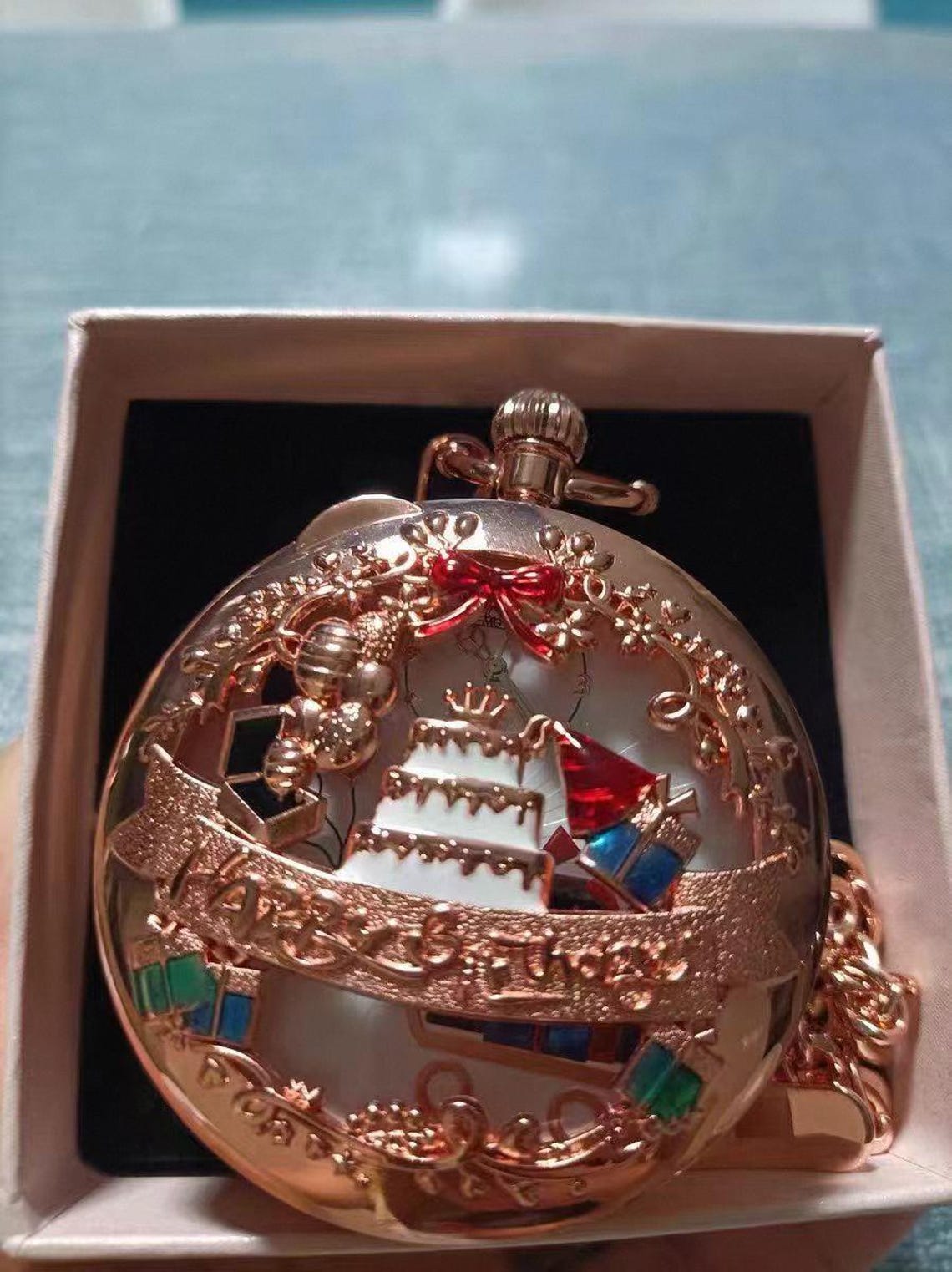 Creative Music Pocket Watch Retro Pocket Watch Music Box Mechanical Men ...