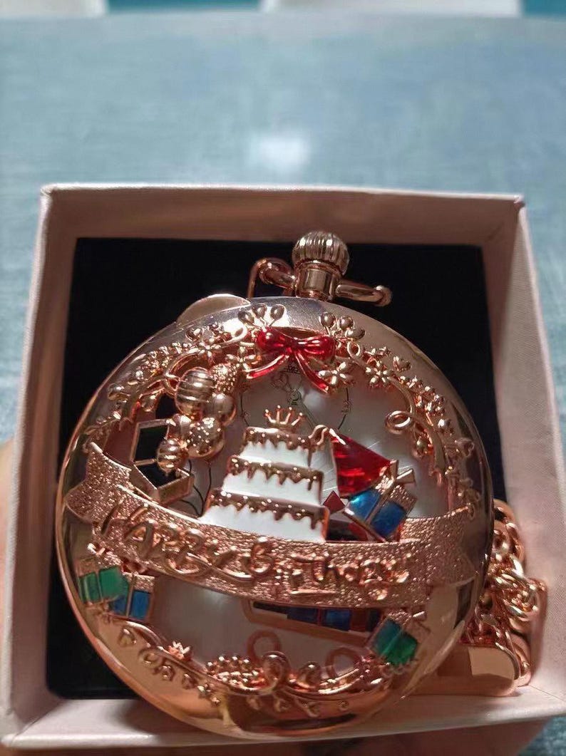 Creative Music Pocket Watch Retro Pocket Watch Music Box Mechanical Men ...