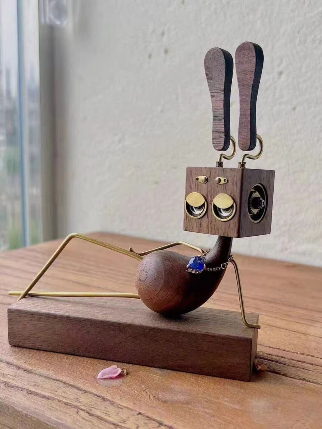 Black Walnut Rabbit Desktop Ornaments, Heart of the Ocean Car Ornaments ...