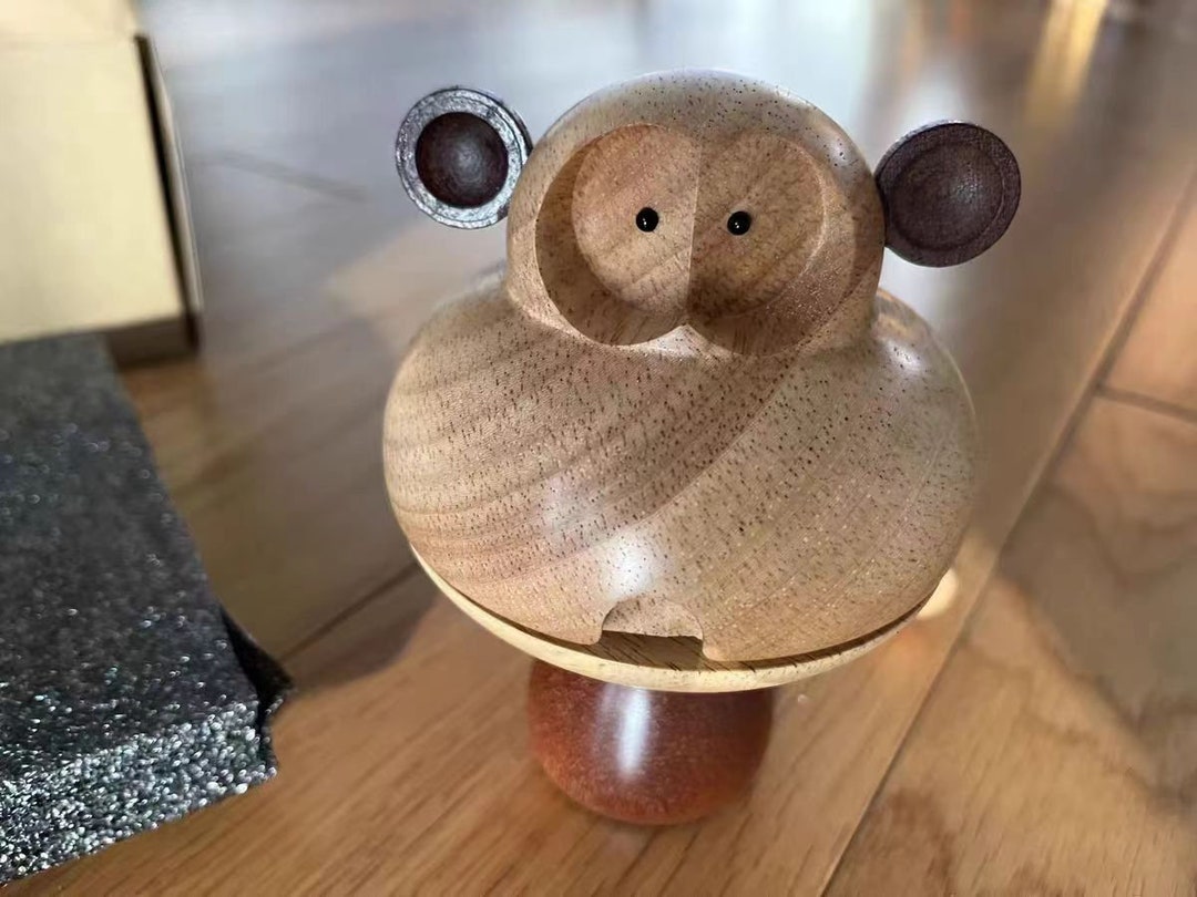 Exquisite Wooden Music Box [big Mouth Monkey Music Box] Creative Wooden ...