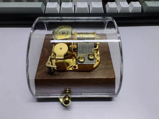 Transparent Square Music Box, Exquisite Transparent Music Box [can Be ...