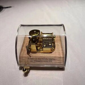 Transparent Square Music Box, Exquisite Transparent Music Box [can Be ...