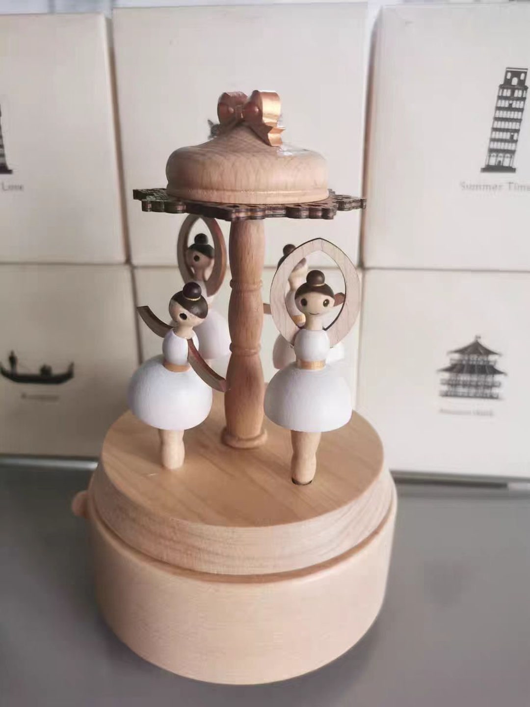 Exquisite Wooden Music Box [ballet Girl Music Box] is a Perfect Gift ...
