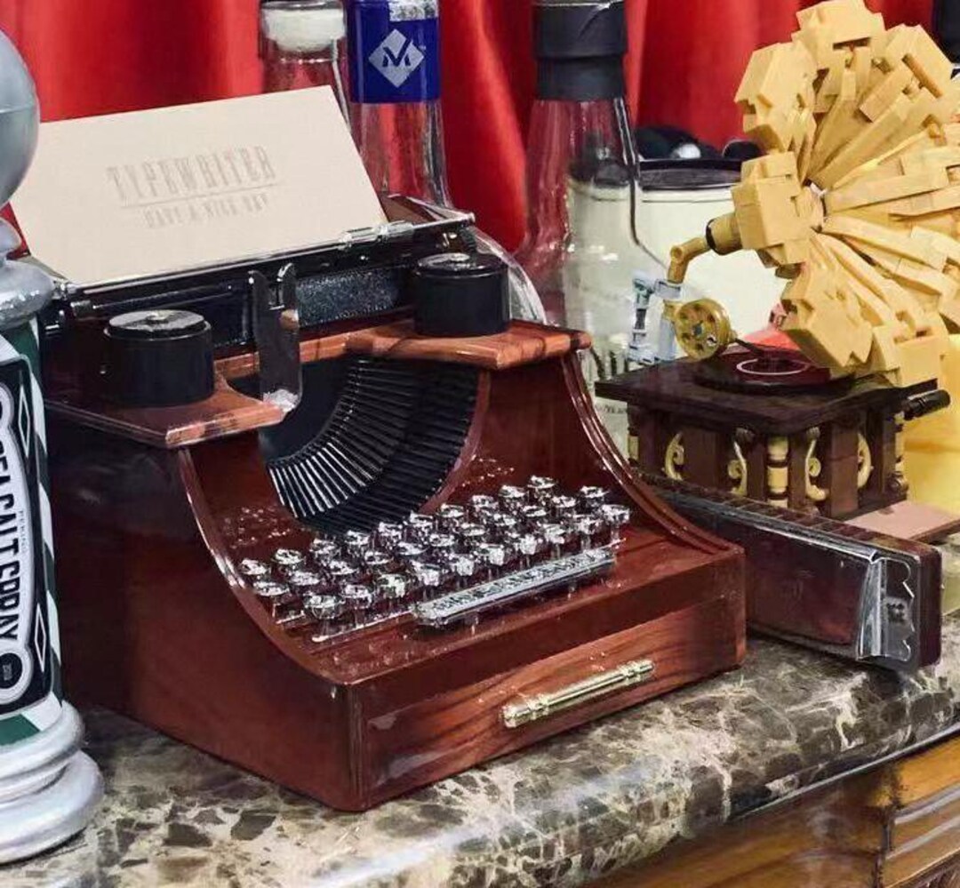 Retro Old Typewriter Music Box [typewriter Music Box], Romantic Desk ...