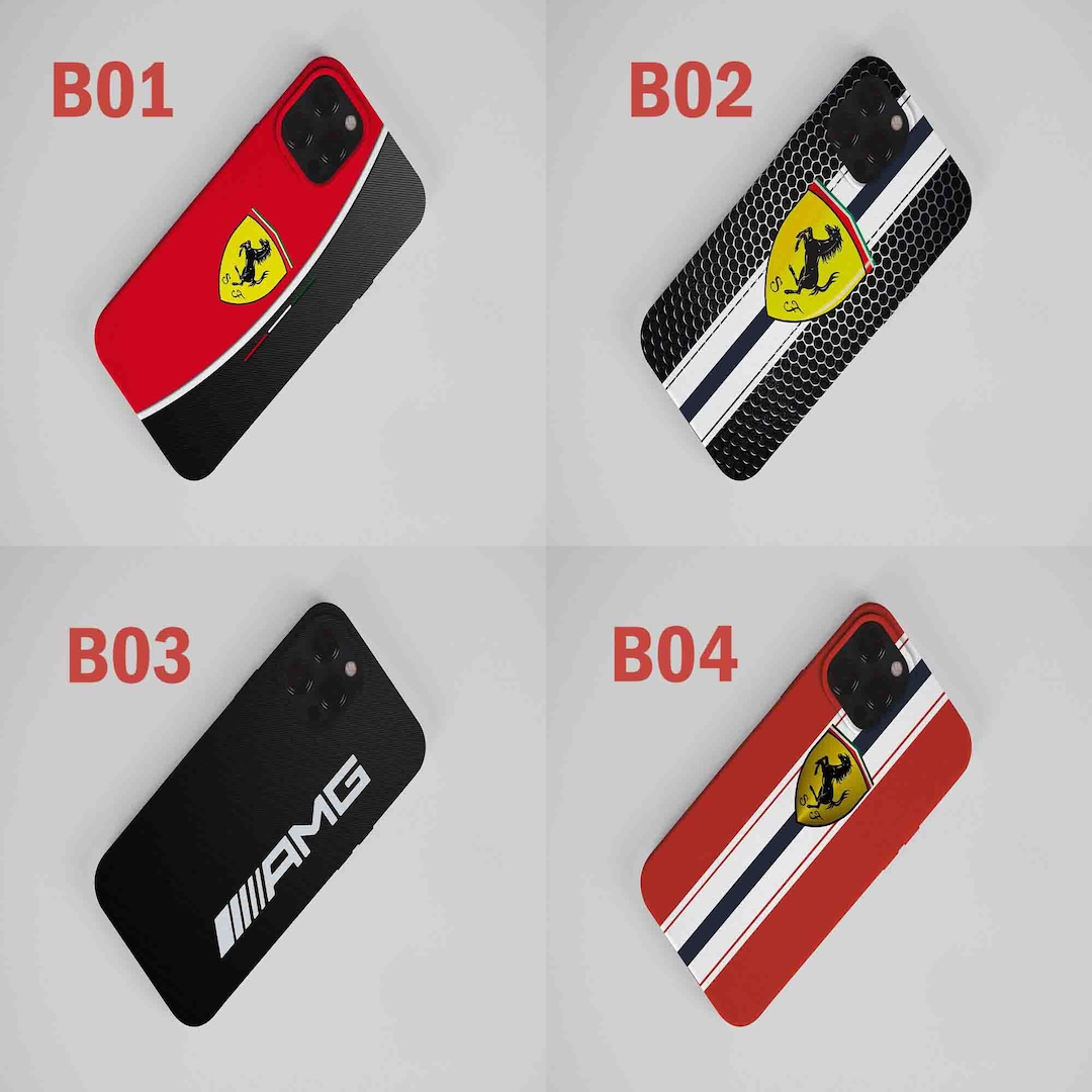 New Ferrari Phone Case, Premium Logo Cover for iPhone X Xs 11 12 13 14 ...
