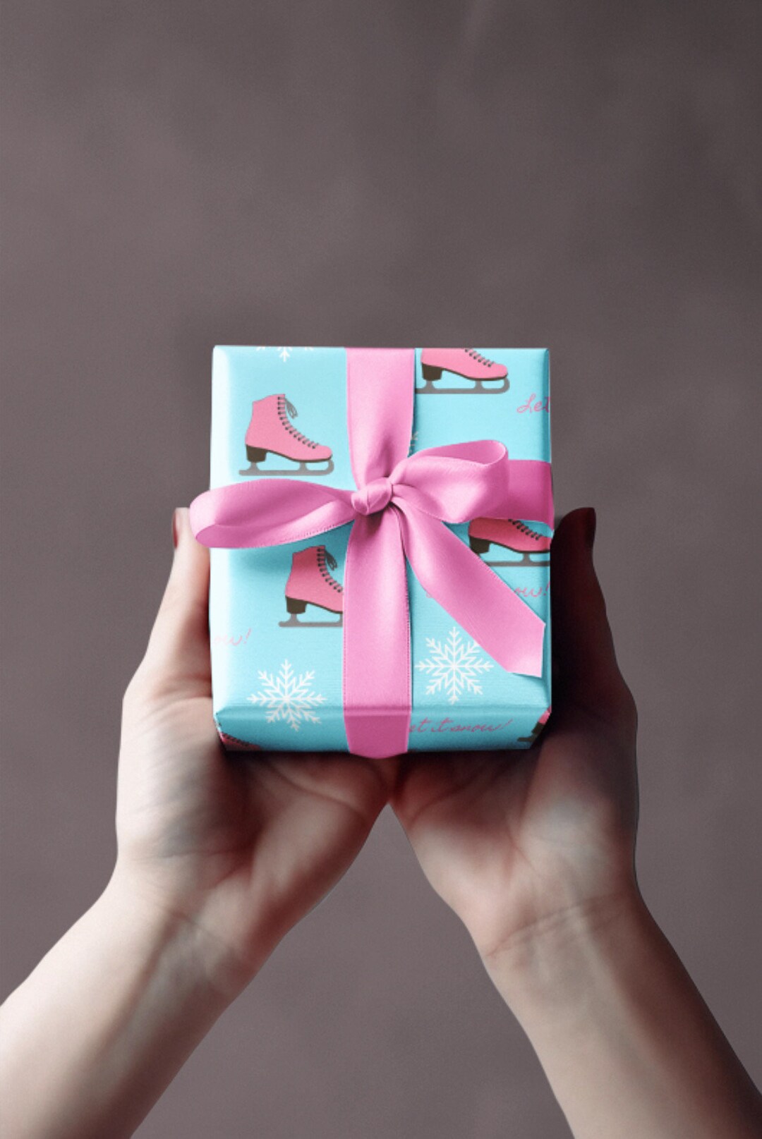 Let It Snow wrapping Paper christmas, Holidays - Etsy