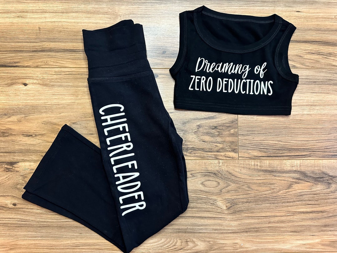 Girls Cheer Gear, Cheerleader Set, Dreaming of Zero Deductions - Etsy