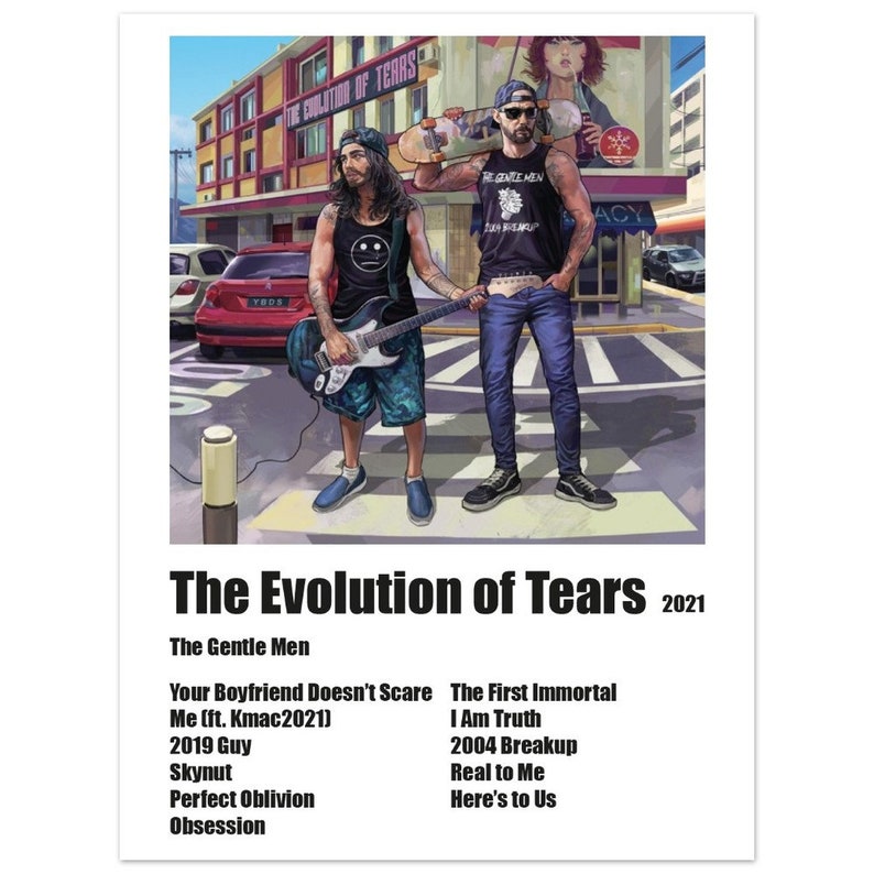 The Evolution of Tears the Gentle Men Poster - Etsy