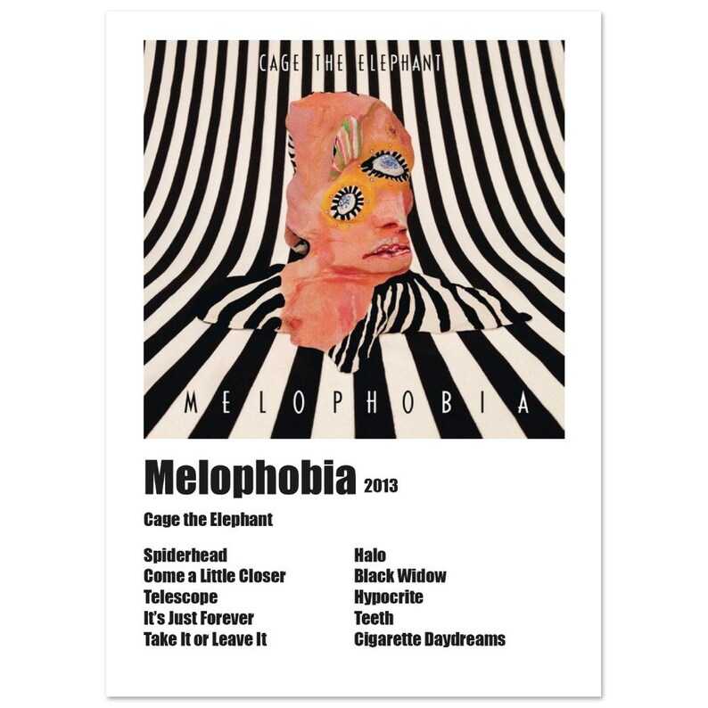 Melophobia Cage the Elephant Poster - Etsy