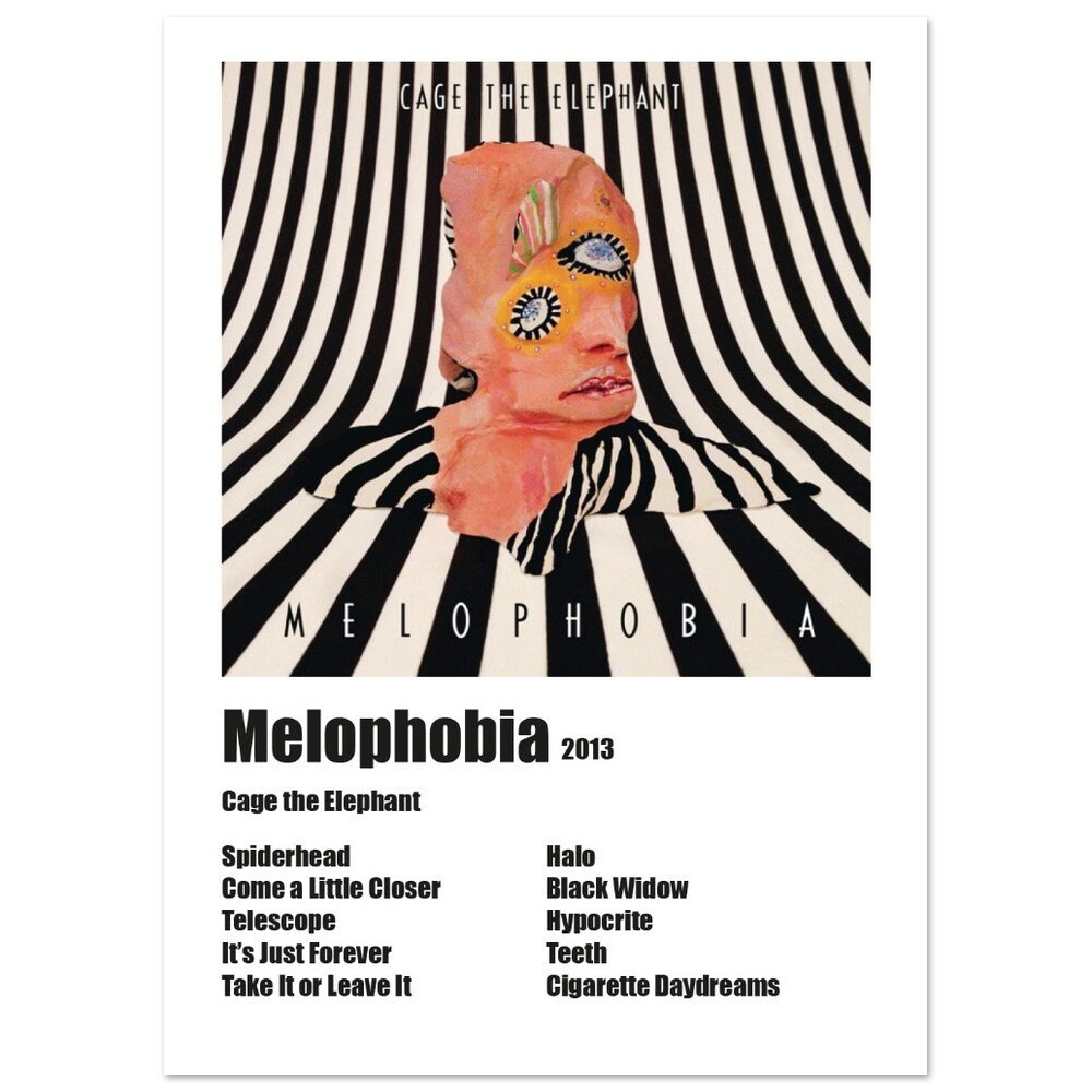 Melophobia Cage the Elephant Poster - Etsy