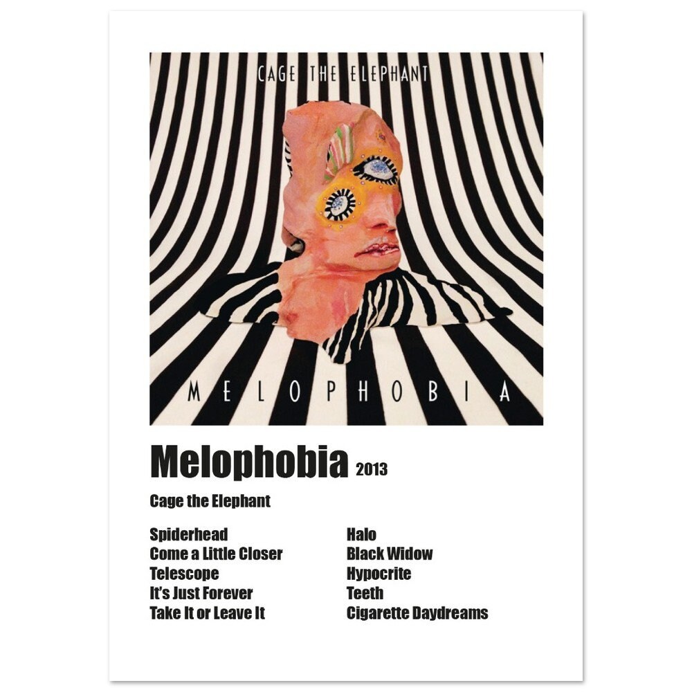 Melophobia Cage the Elephant Poster - Etsy