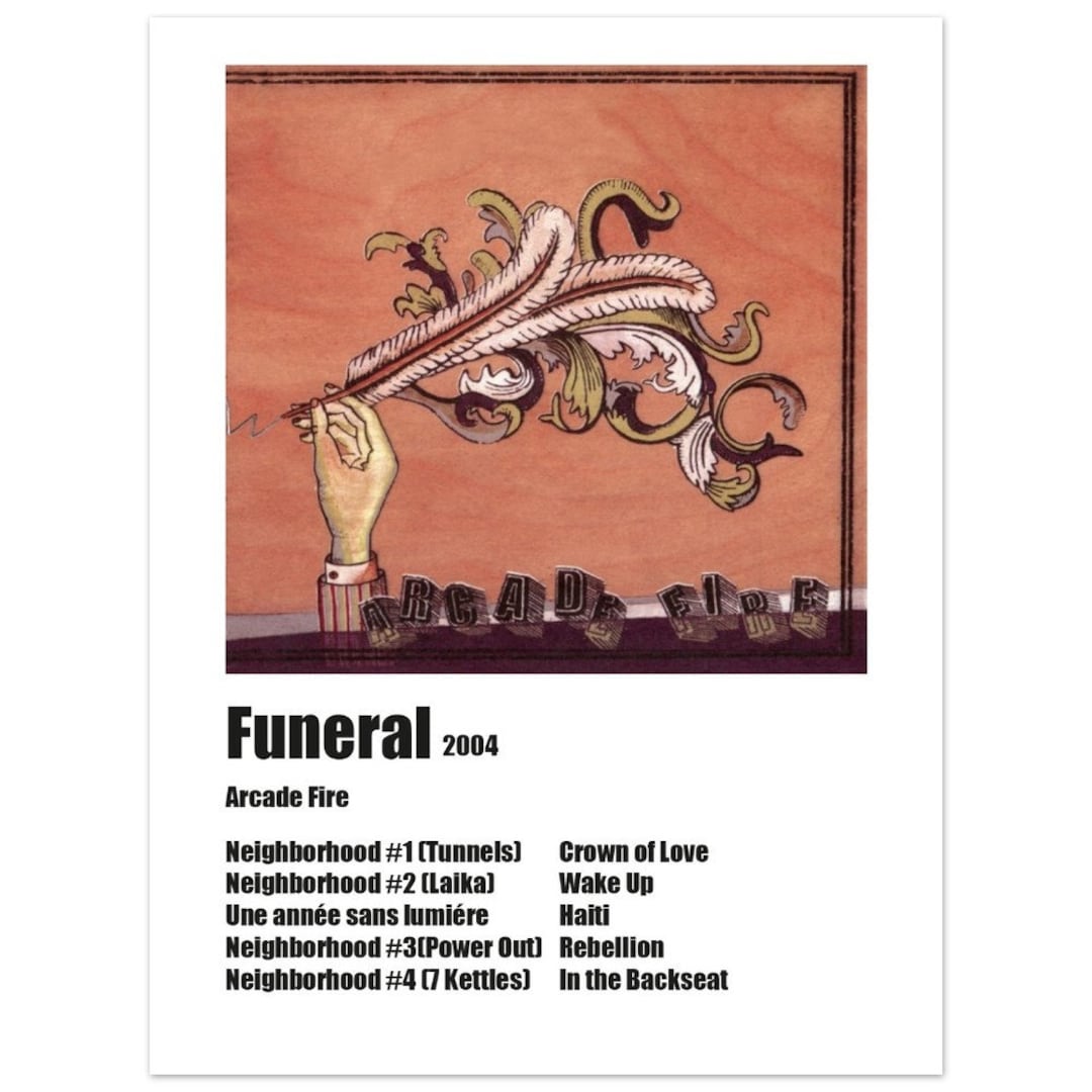 Funeral Arcade Fire Poster - Etsy