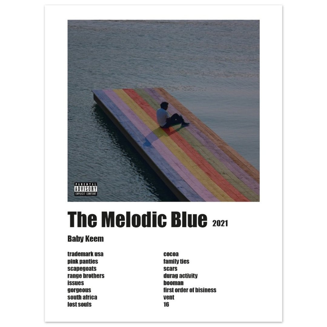 The Melodic Blue Baby Keem Poster - Etsy