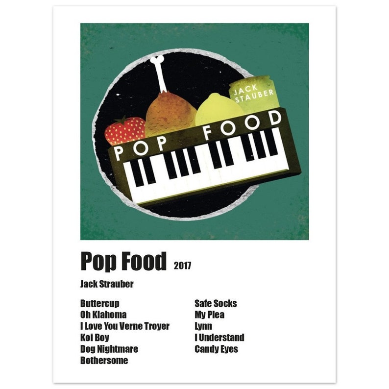Pop Food Jack Stauber Poster - Etsy