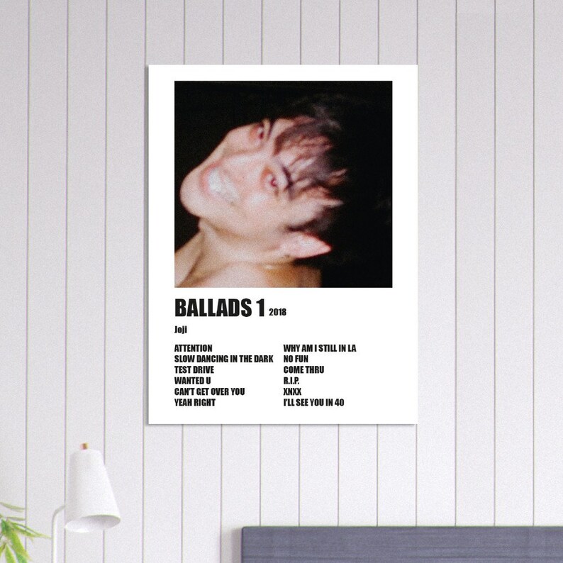 Ballads 1 Joji Poster - Etsy