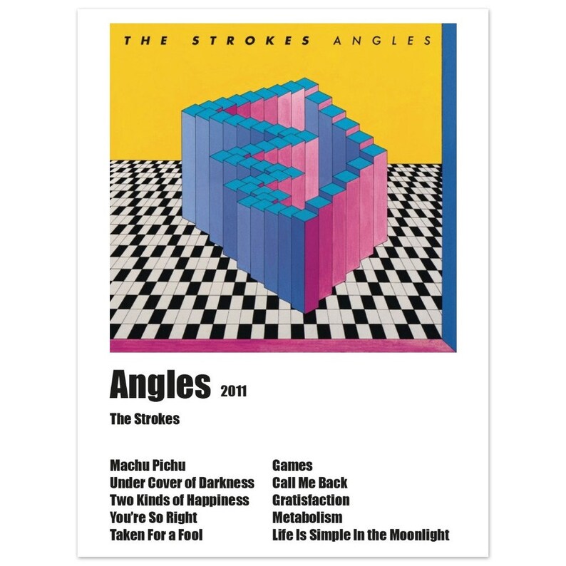 Angles the Strokes Poster - Etsy