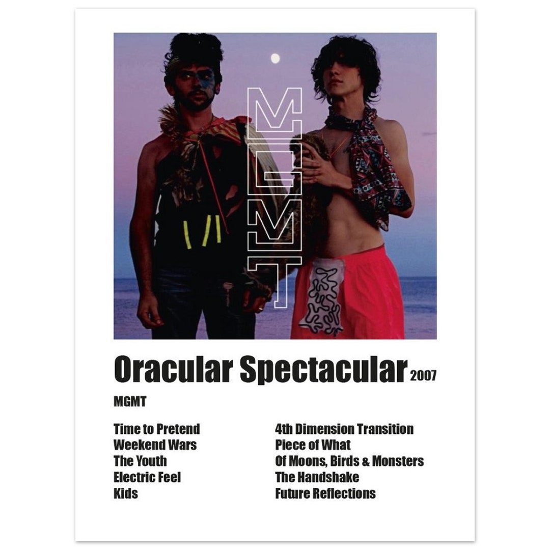 Oracular Spectacular MGMT Poster - Etsy