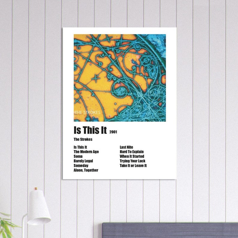 Is This It the Strokes Poster - Etsy