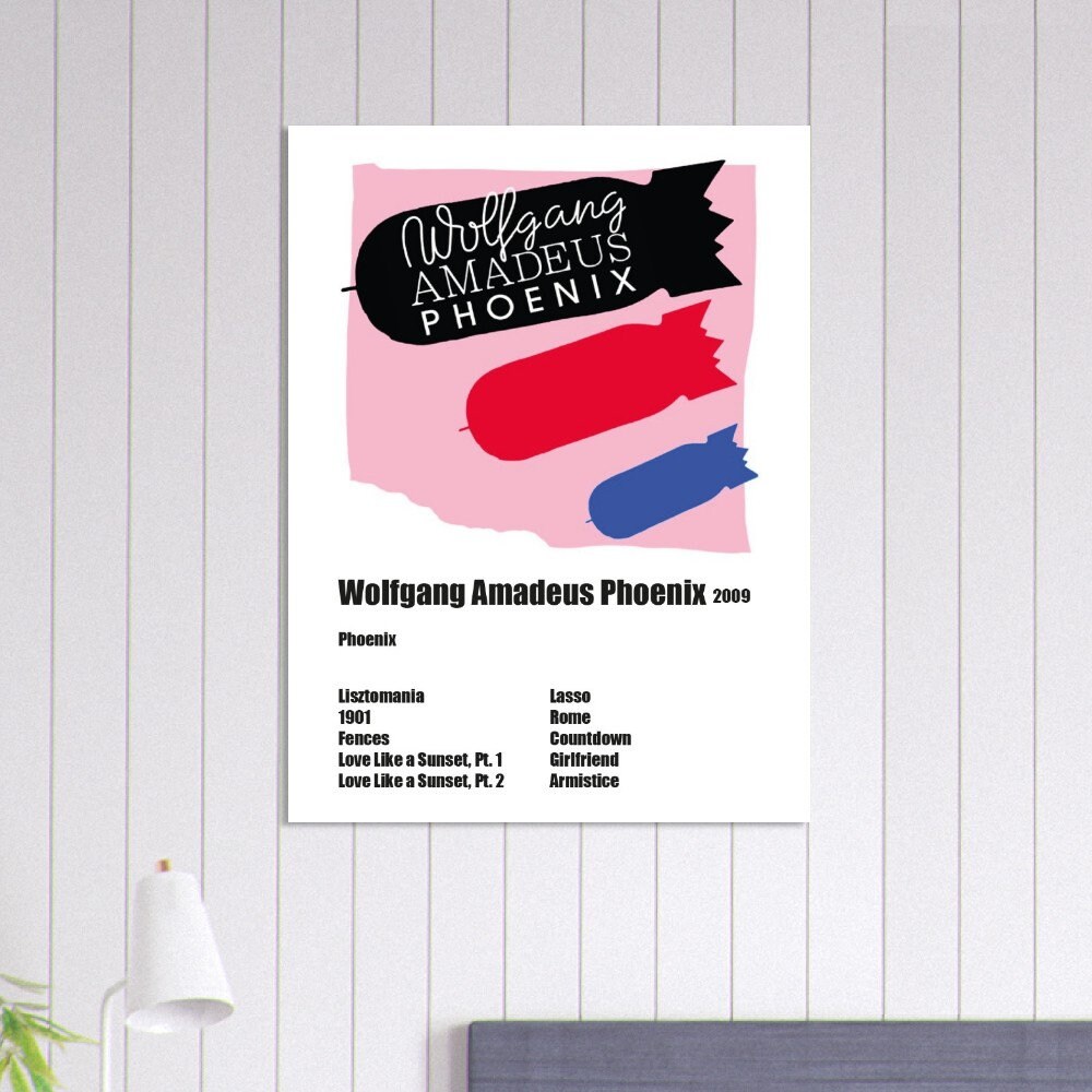 Wolfgang Amadeus Phoenix Phoenix Poster - Etsy