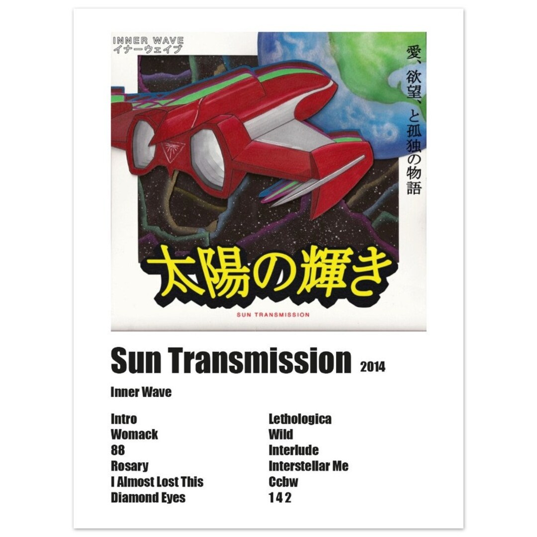 Sun Transmission Inner Wave Poster - Etsy