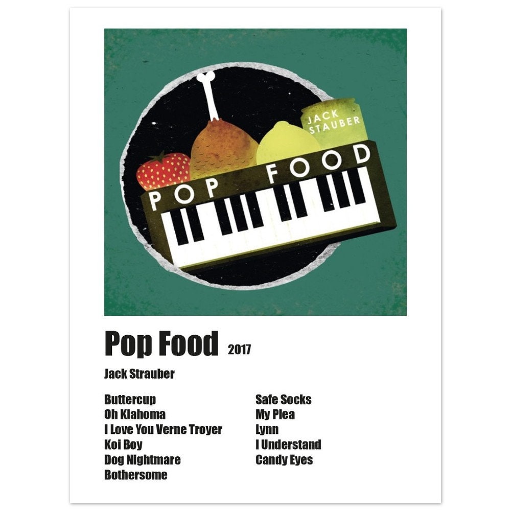 Pop Food Jack Stauber Poster - Etsy