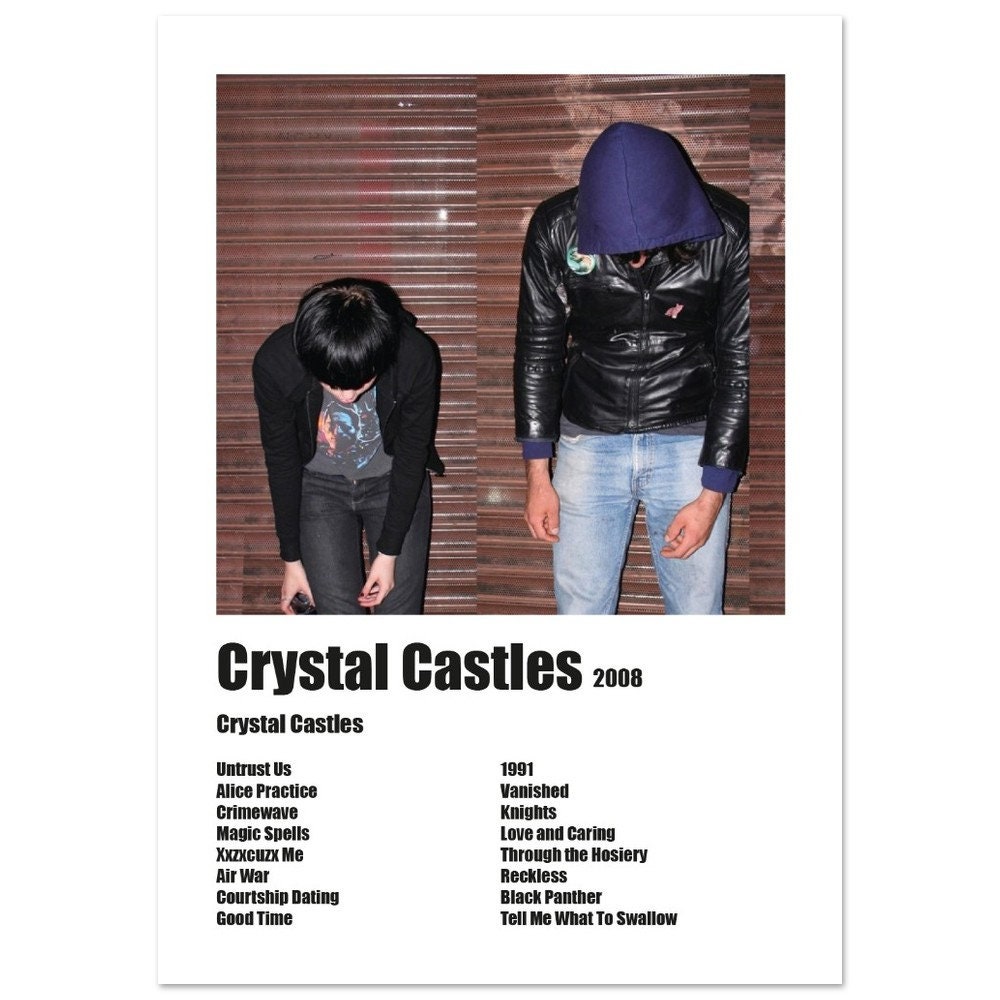Crystal Castles Poster - Etsy