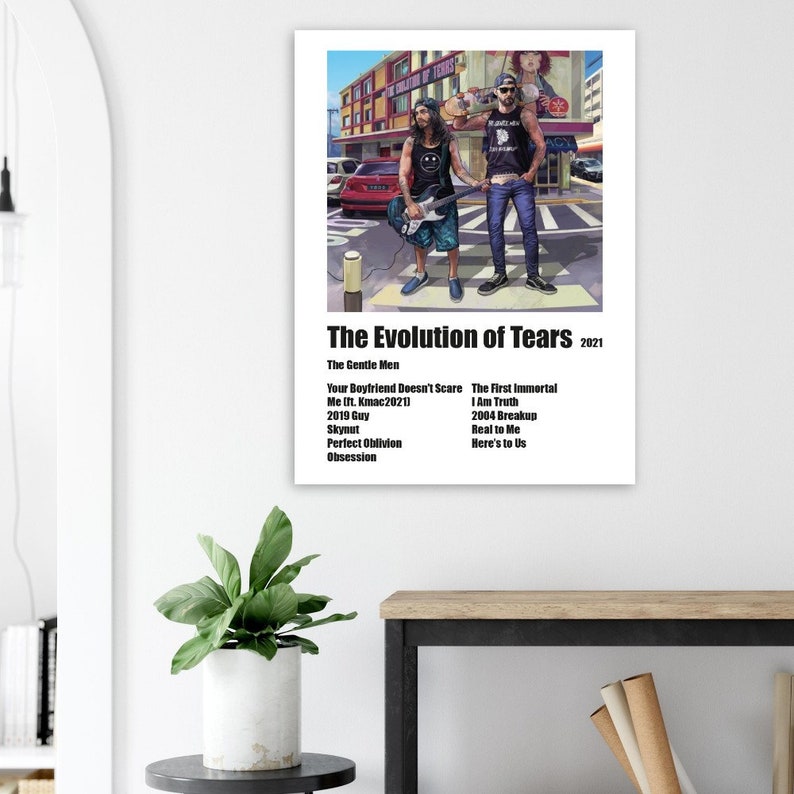 The Evolution of Tears the Gentle Men Poster - Etsy
